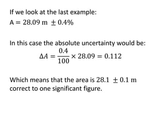 Errors and uncertainties in physics | PPTX