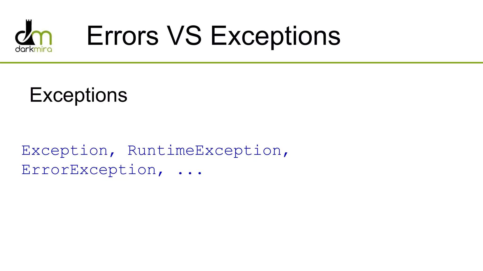 Webinar PHParty7 - Errors handlings | PPTX