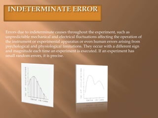 Errors in chemical analysis | PPTX