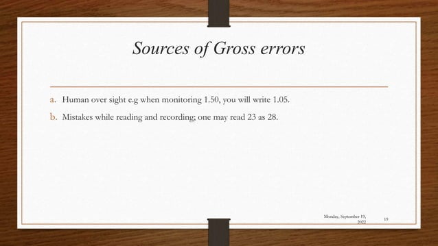 Errors in Chemical analysis_Lecture 3.pptx | Chemistry | Science
