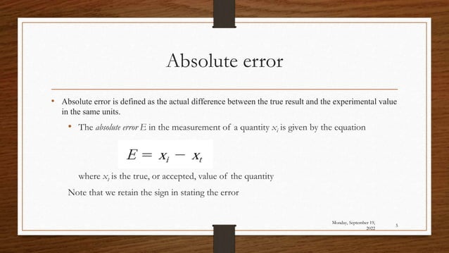 Errors in Chemical analysis_Lecture 3.pptx | Chemistry | Science