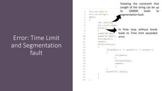 Errors incompetitiveprogramming | PPT