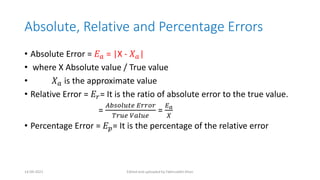 Errors in computation | PDF