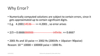 Errors in computation | PDF