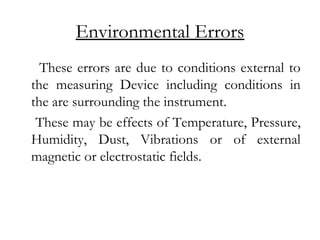 Errors in measurement | PPT