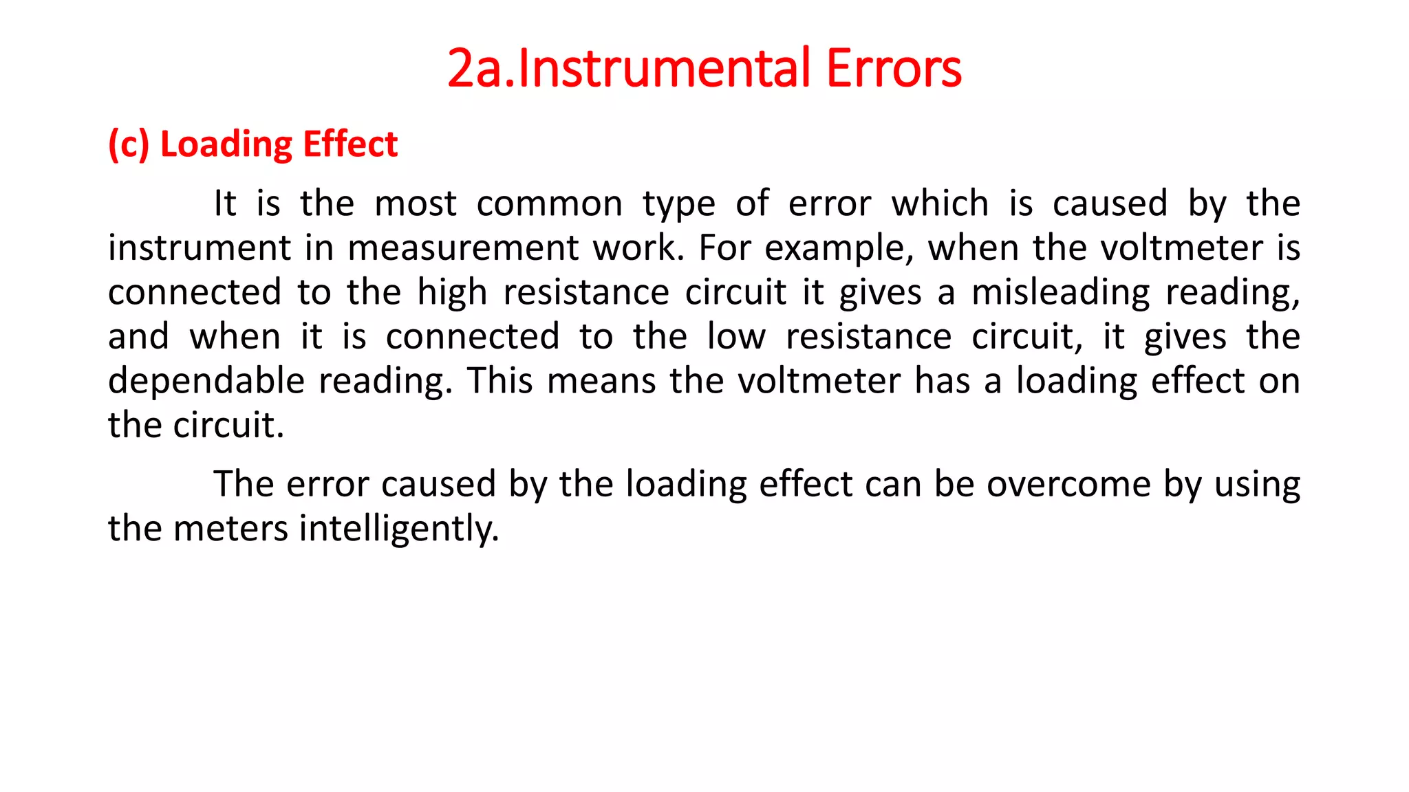 Errors in measurement | PPTX