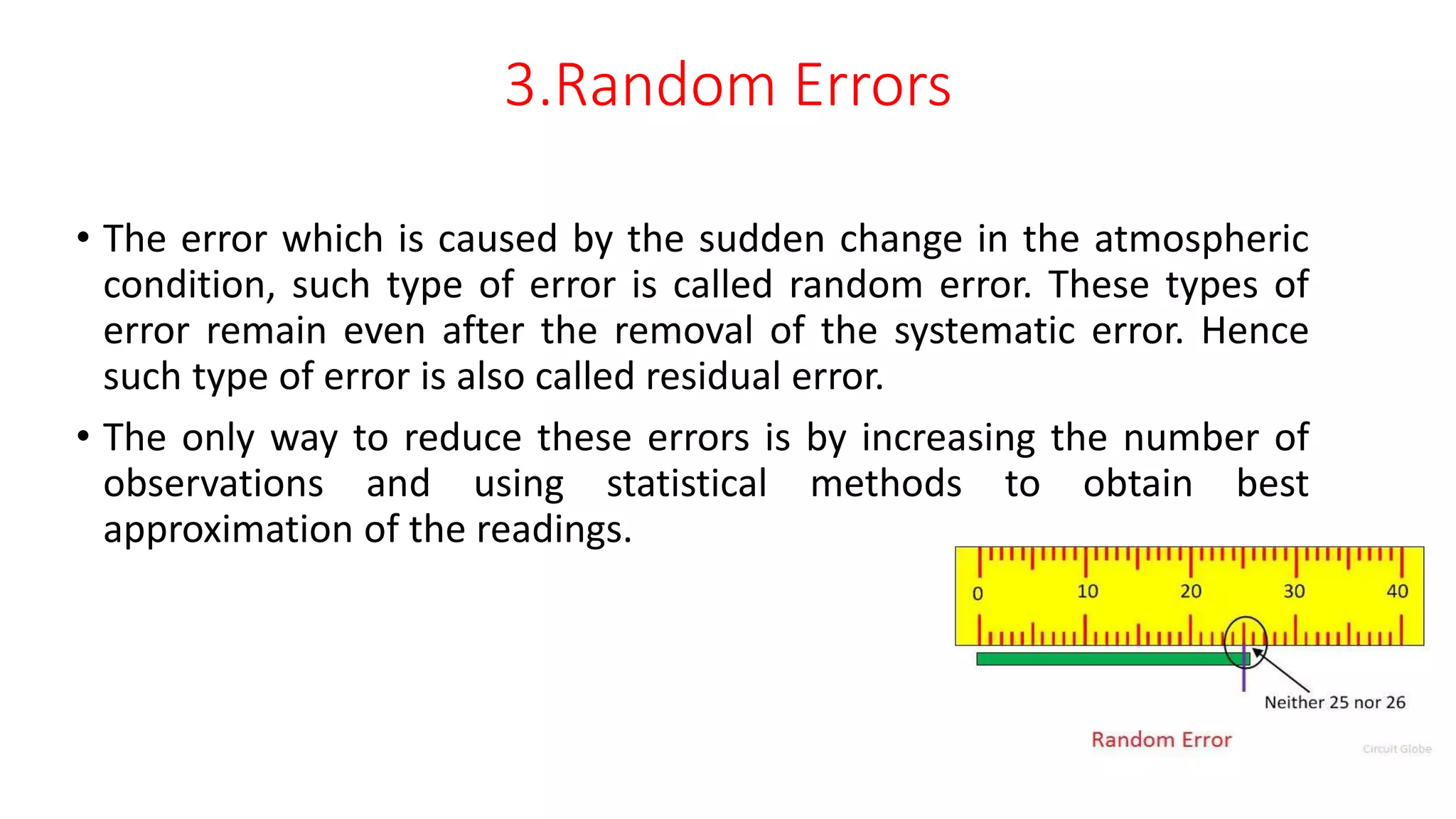 Errors in measurement | PPTX