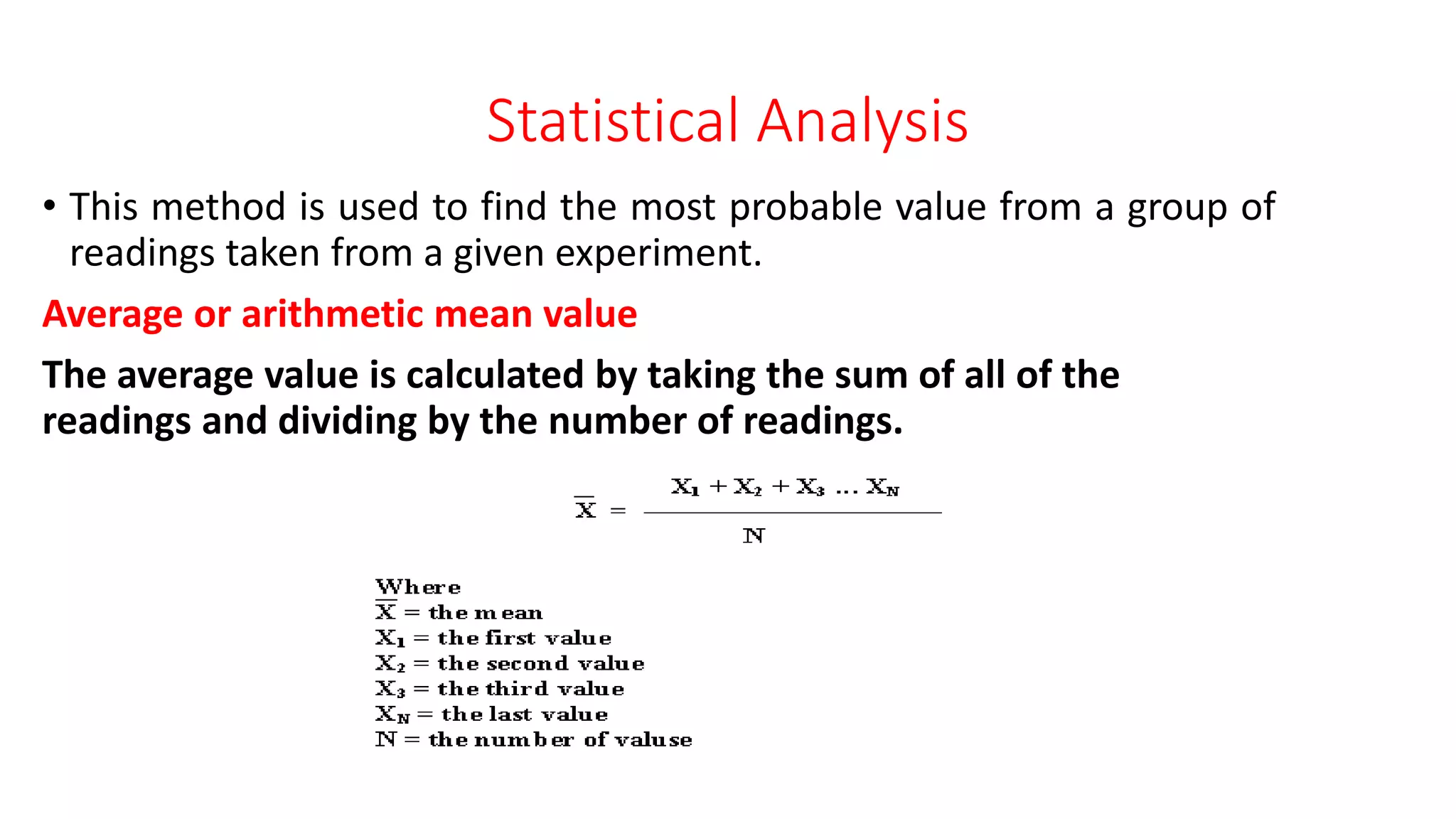 Errors in measurement | PPTX