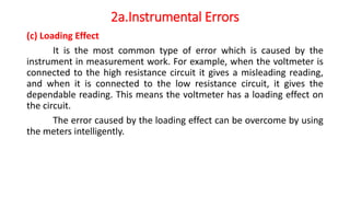 Errors in measurement | PPTX