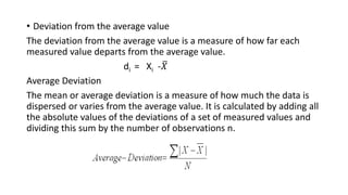 Errors in measurement | PPTX
