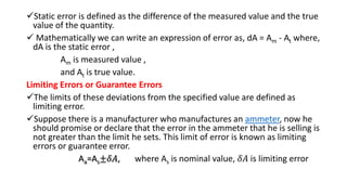 Errors in measurement | PPTX
