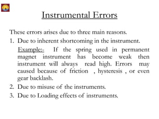 Errors in Measuring Instruments.ppt