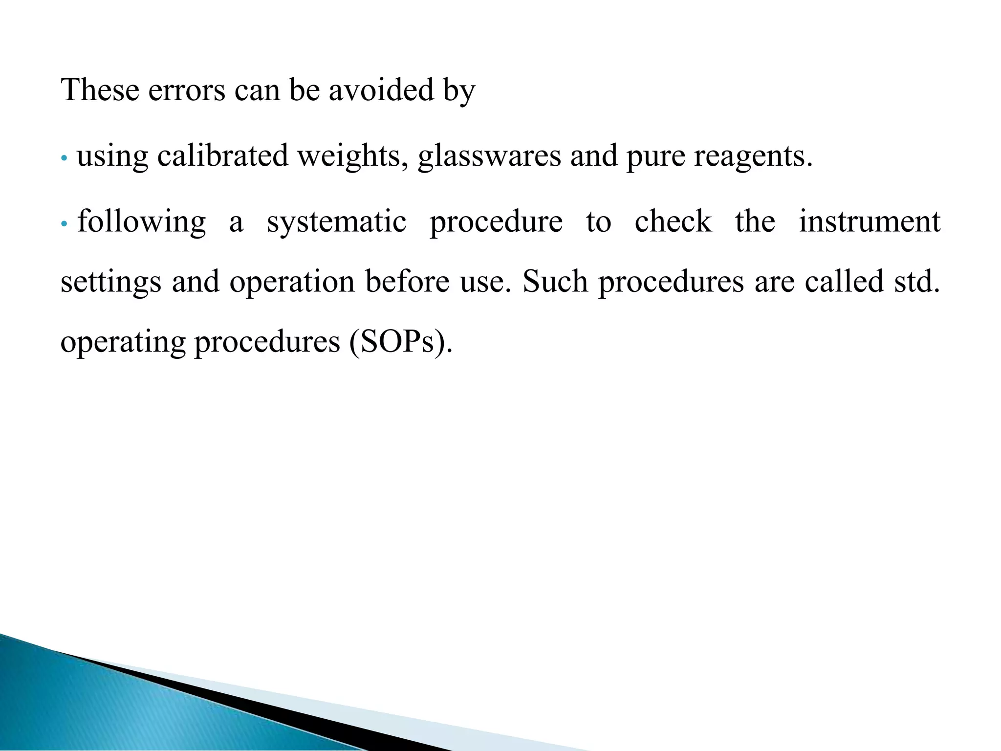 Errors In Pharmaceutical Analysis pdf Errors In Pharmaceutical Analysis pdf
