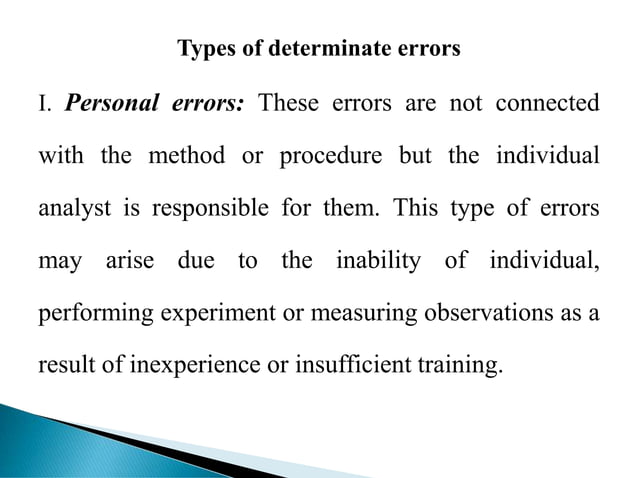 Errors in Pharmaceutical analysis.pdf | Chemistry | Science