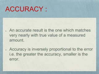 Errors in pharmaceutical analysis | PPT