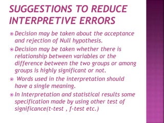 Errors in research | PPTX | Science