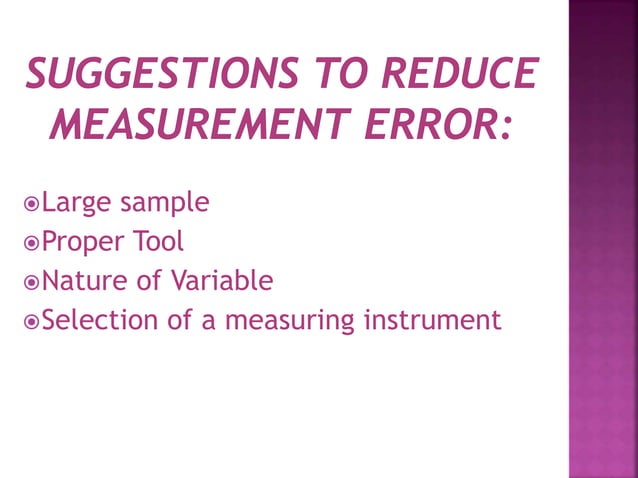 Errors in research | PPTX | Science