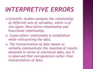 Errors in research | PPTX