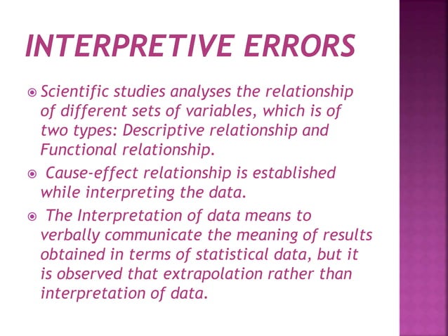 Errors in research | PPTX | Science