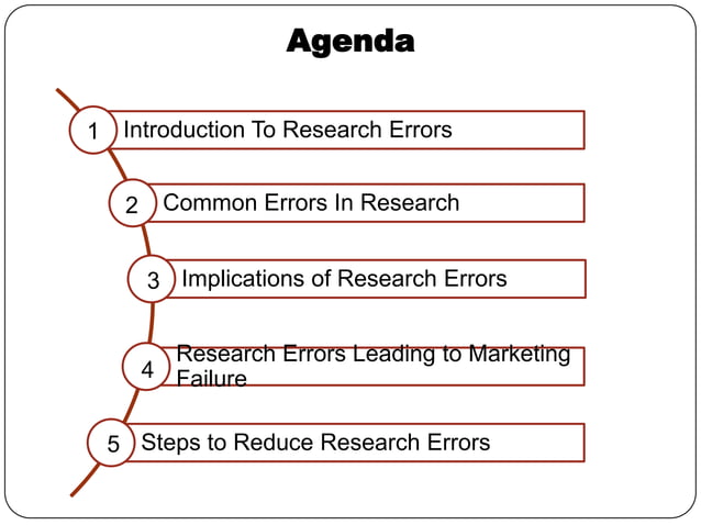 Errors in research | PPTX