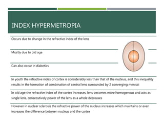 Hypermetropia and Aphakia | PPTX