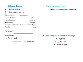 Errors of refraction | PPT