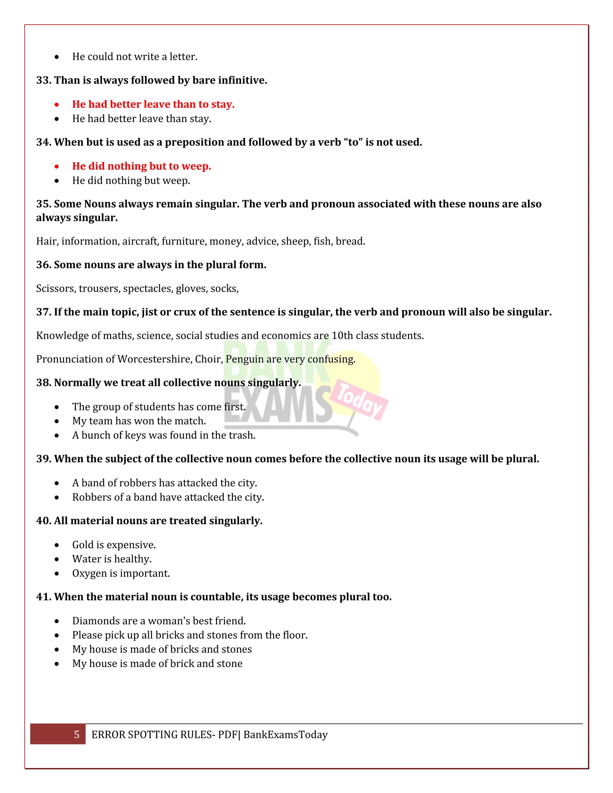 Error spotting rules. By Satish Christian | PDF