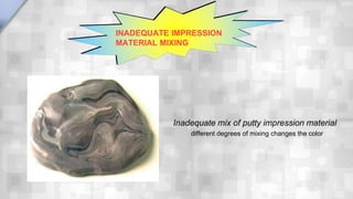 Errors In Impression Taking | PPSX