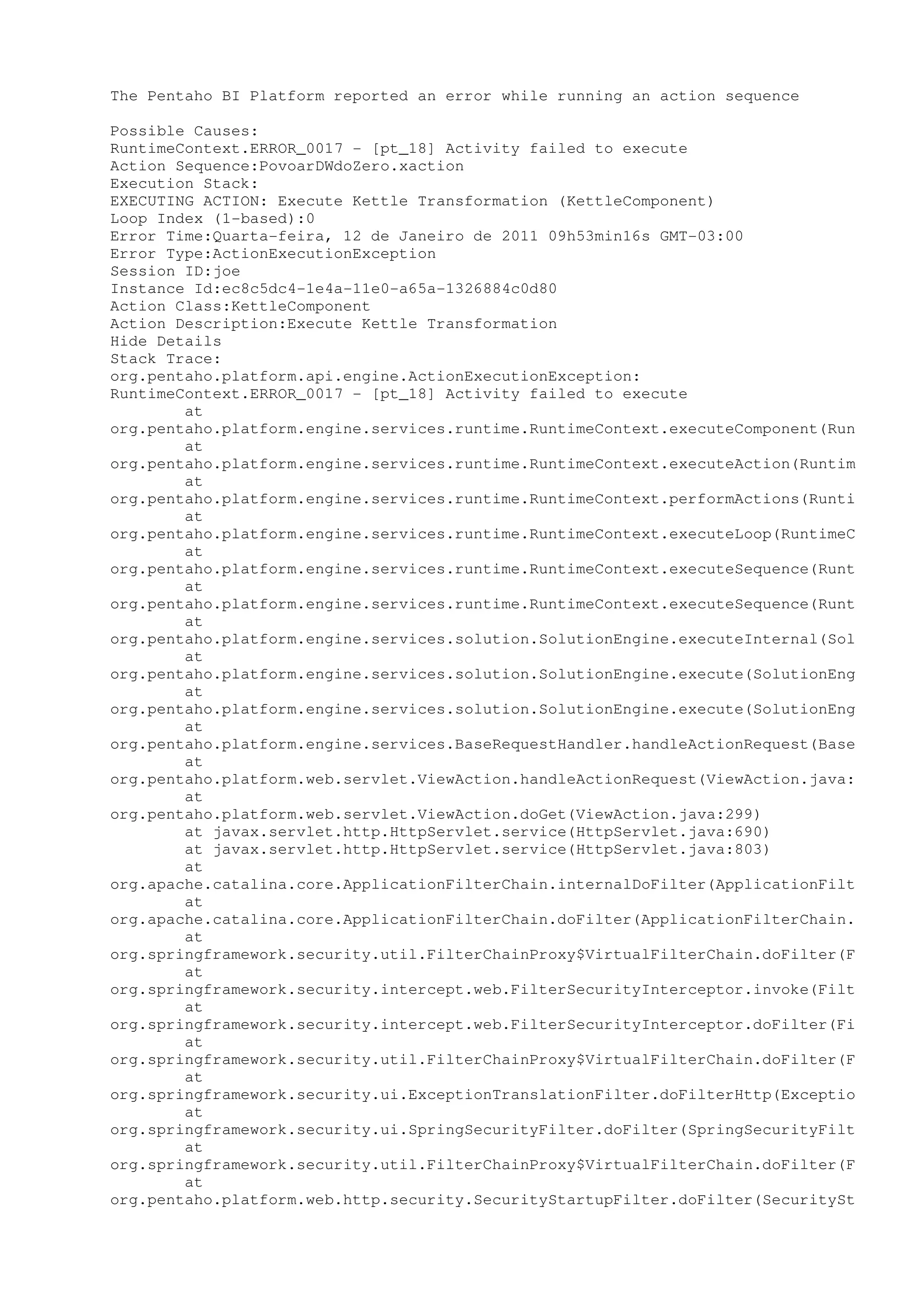 Error xaction etl_ktr | PDF
