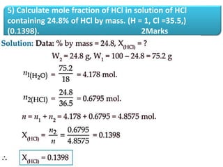 Solution and colligative numerical 2016 | PPT
