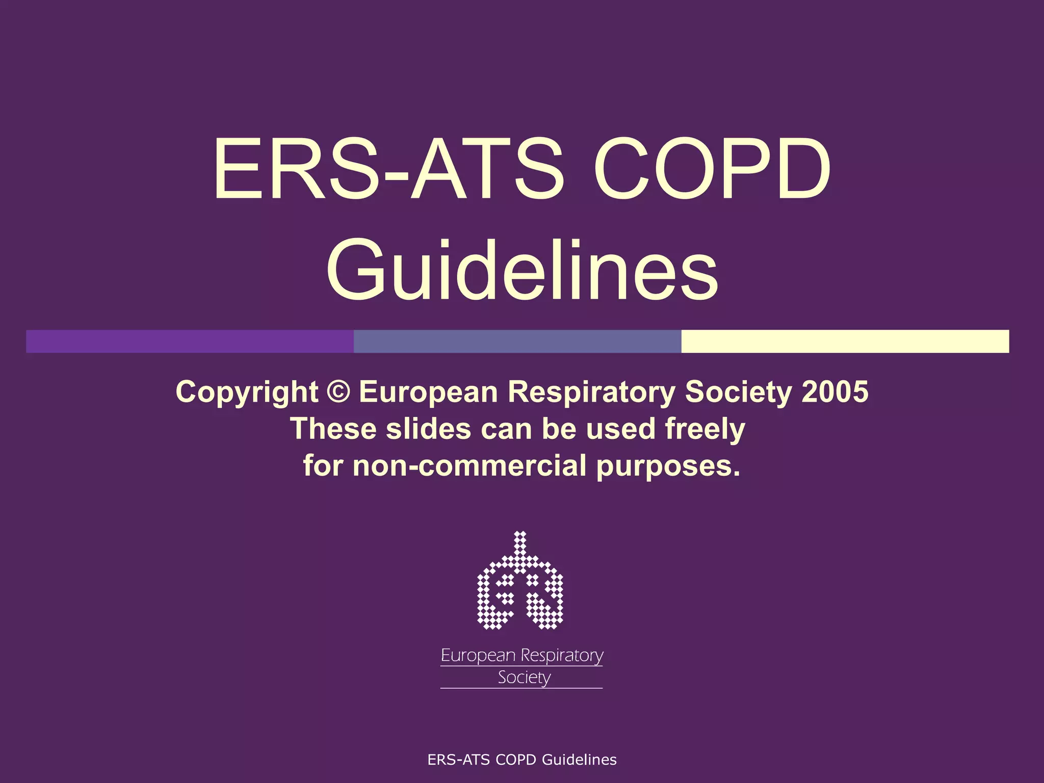 Ers Ats Copd Guidelines | PPT
