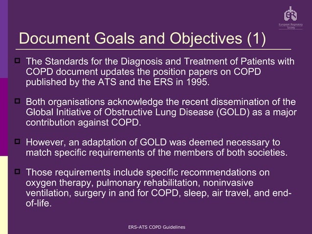 Ers Ats Copd Guidelines | PPT
