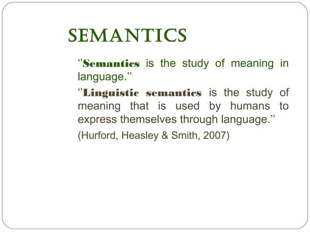 Reference, Sense, and Referring Expression in Semantics | PPT
