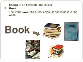 Reference, Sense, and Referring Expression in Semantics | PPT