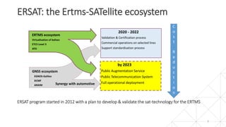 ERSAT Projects – E-GNSS based solution for Low density lines and its ...