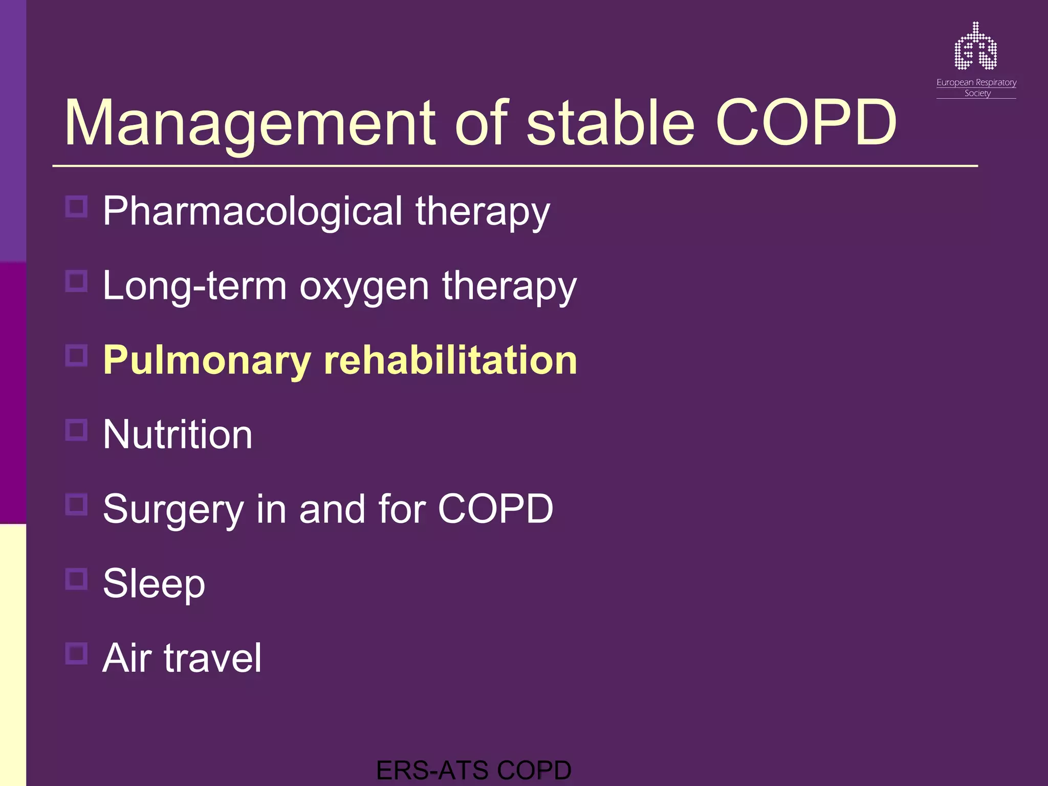 Ers ats copd guidelines | PPT