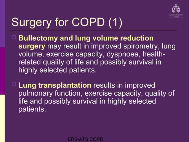 Ers ats copd guidelines | PPT