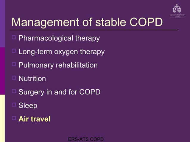 Ers ats copd guidelines | PPT