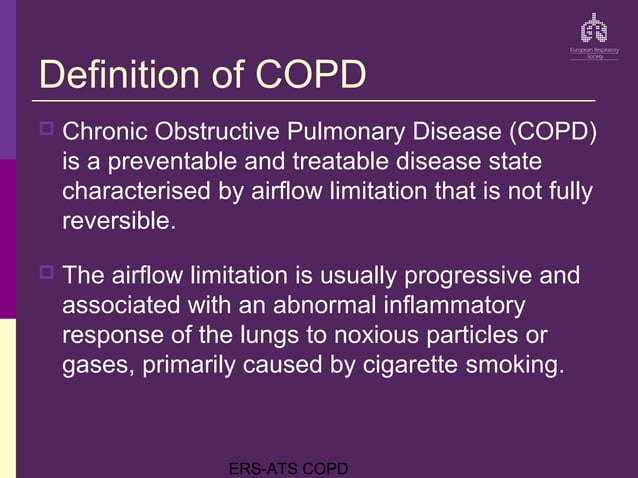Ers ats copd guidelines | PPT