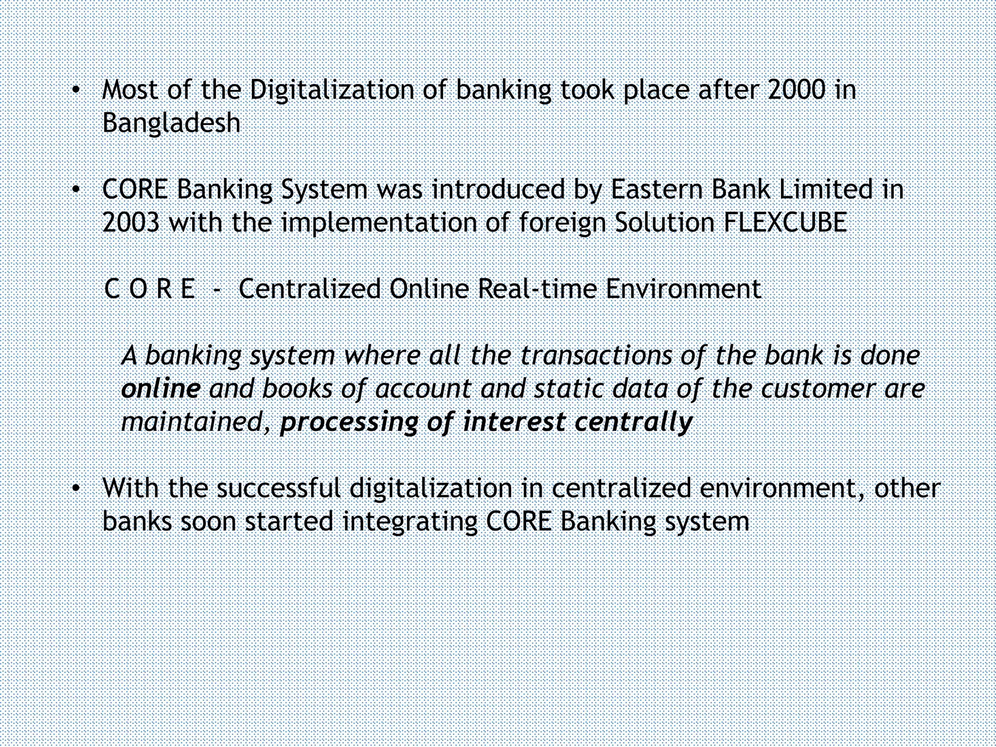 Digitalization of Banking in bangladesh | PPTX