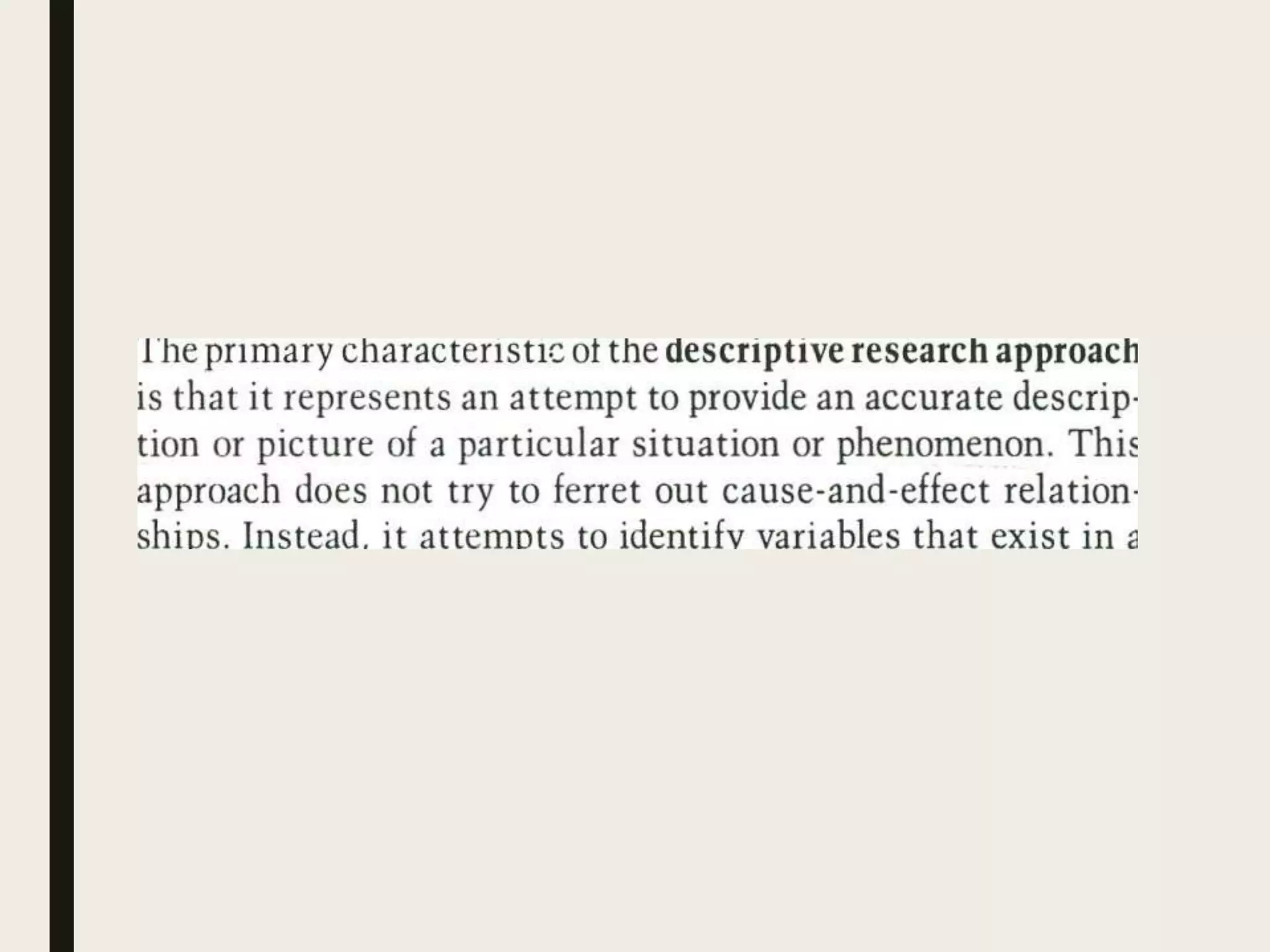 descriptive research (collegelevel) | PPTX