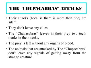 El "chupacabras" | PPT