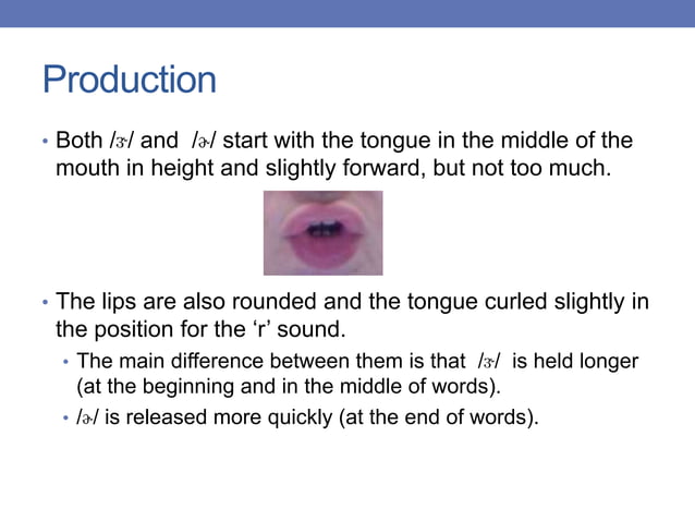 "er" Sounds' Pronunciation | PPT | Free Download