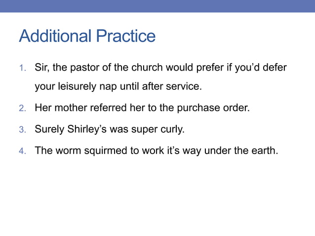 "er" Sounds' Pronunciation | PPTX