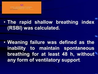 Diaphragm Ultrasound as a Novel Guide of Weaning from Invasive ...