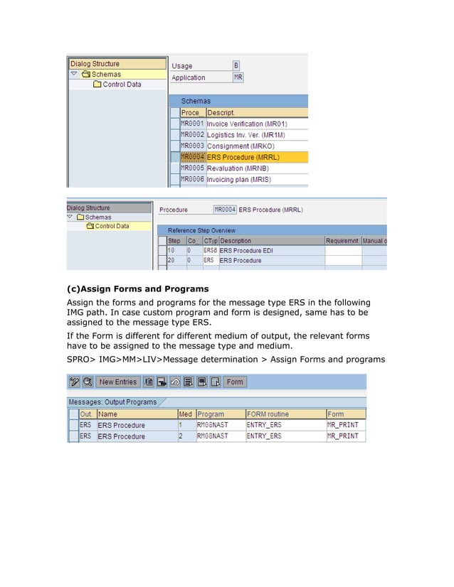Ers sap | DOC | Logistics | Business