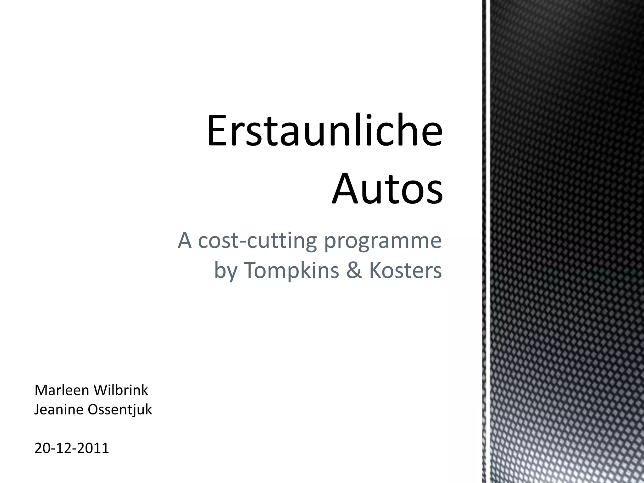 Erstaunliche autos pp | PPTX