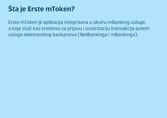 Erste - mToken | PPT