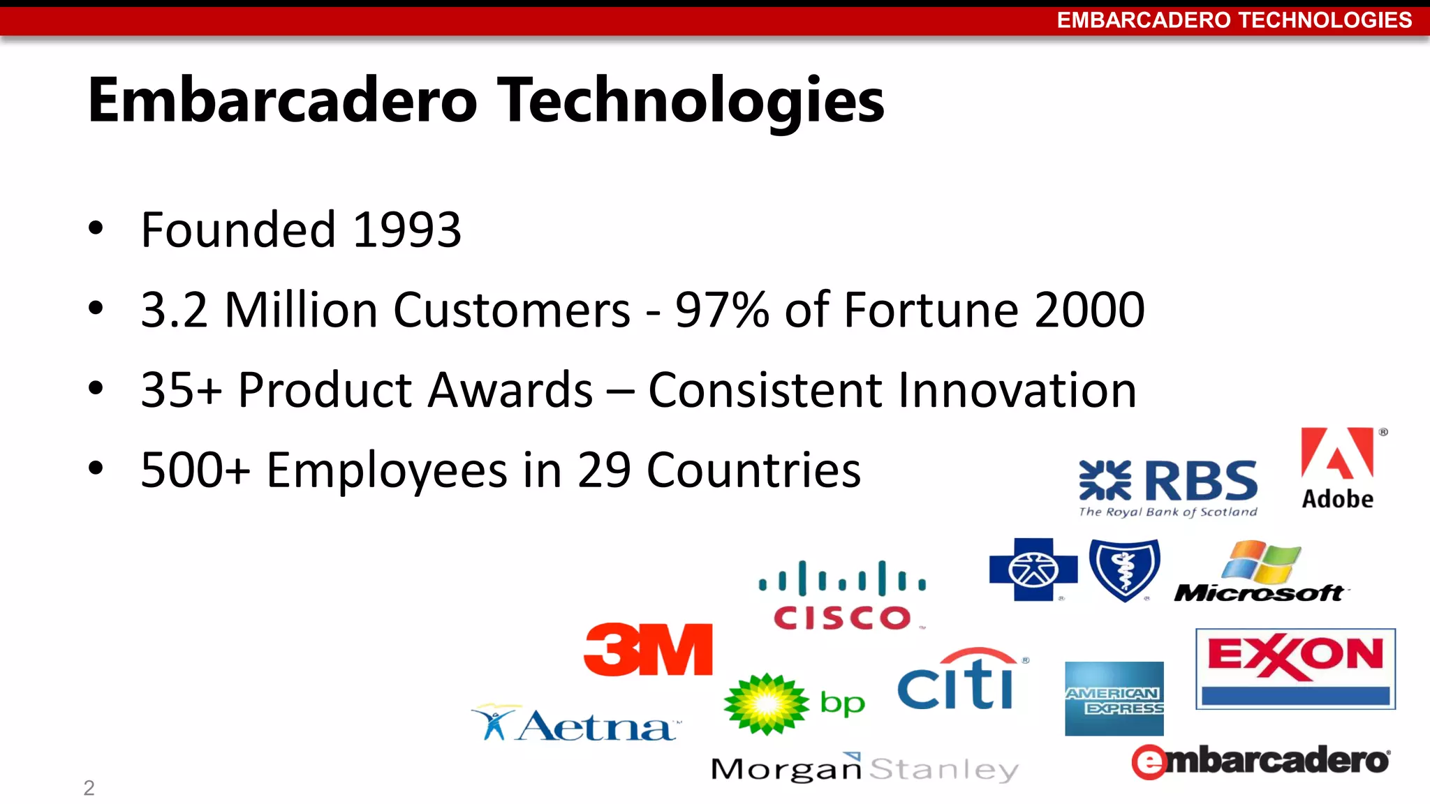 Embarcadero ER/Studio Enterprise Team Edition Overview | PDF