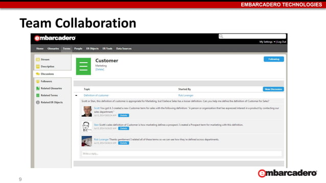Embarcadero ER/Studio Enterprise Team Edition Overview | PDF